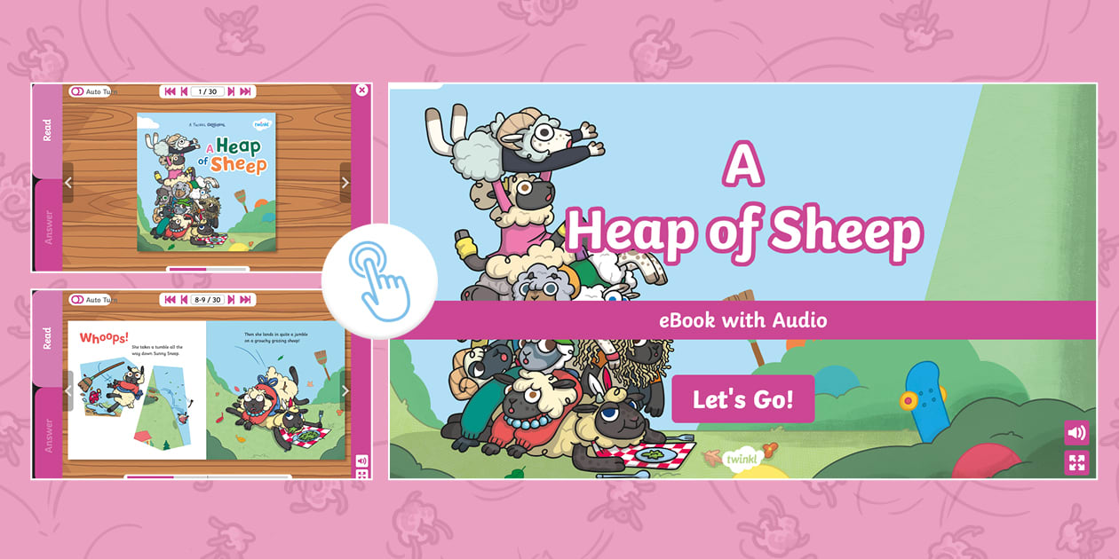 A Heap of Sheep eBook with Audio (teacher made) - Twinkl
