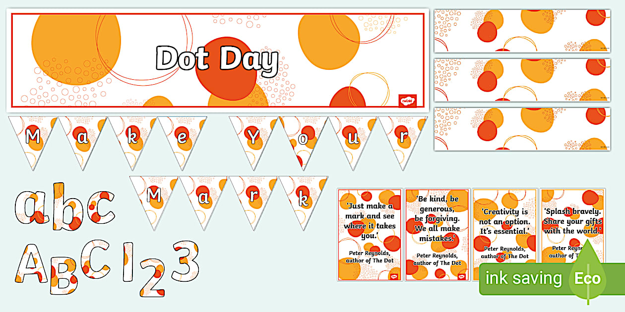 International Dot Day Display Pack (teacher made) - Twinkl