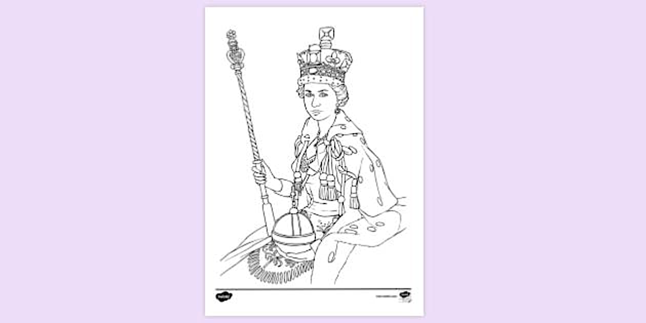 Queen Elizabeth II Colouring Sheet | Colouring Sheets