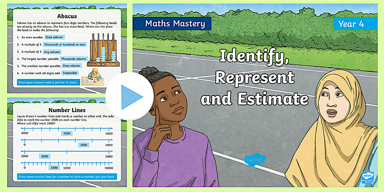 Year 4 Identify, Represent and Estimate Place Value Maths Mastery ...