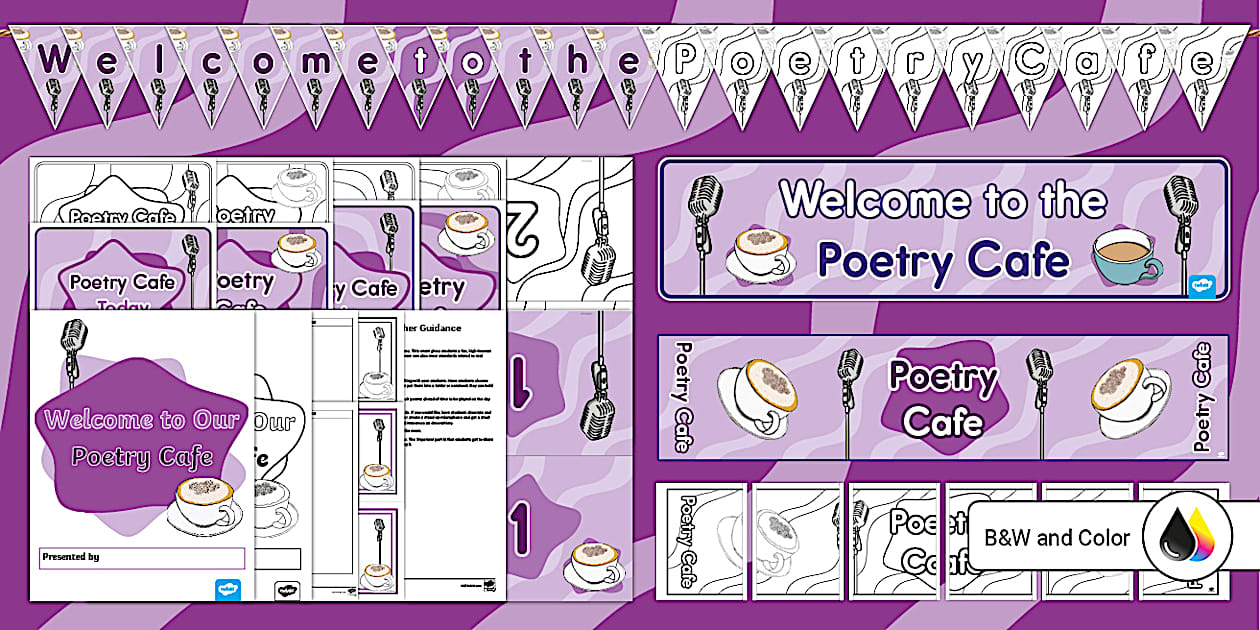 Poetry Café Activity Pack | 2nd Grade | ELA | Twinkl USA