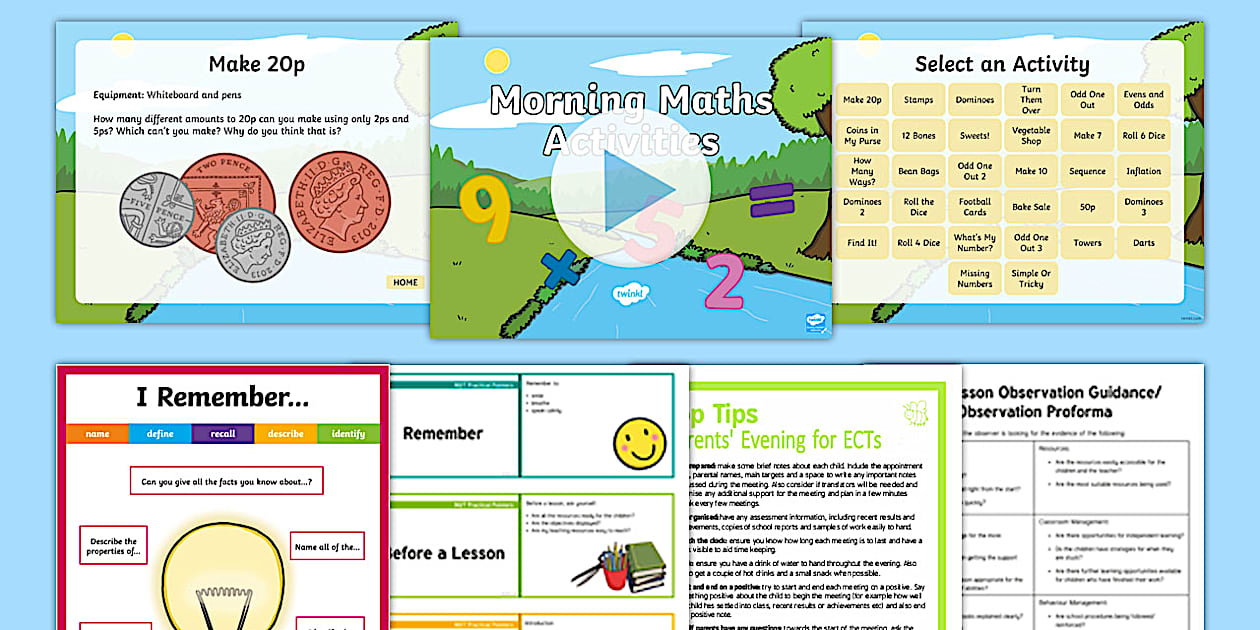 ECT Taster Resource Pack (Hecho por educadores) - Twinkl