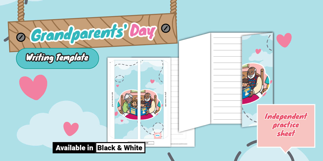 Foundation Phase Home Language - Grandparents' Day - Folding Writing ...