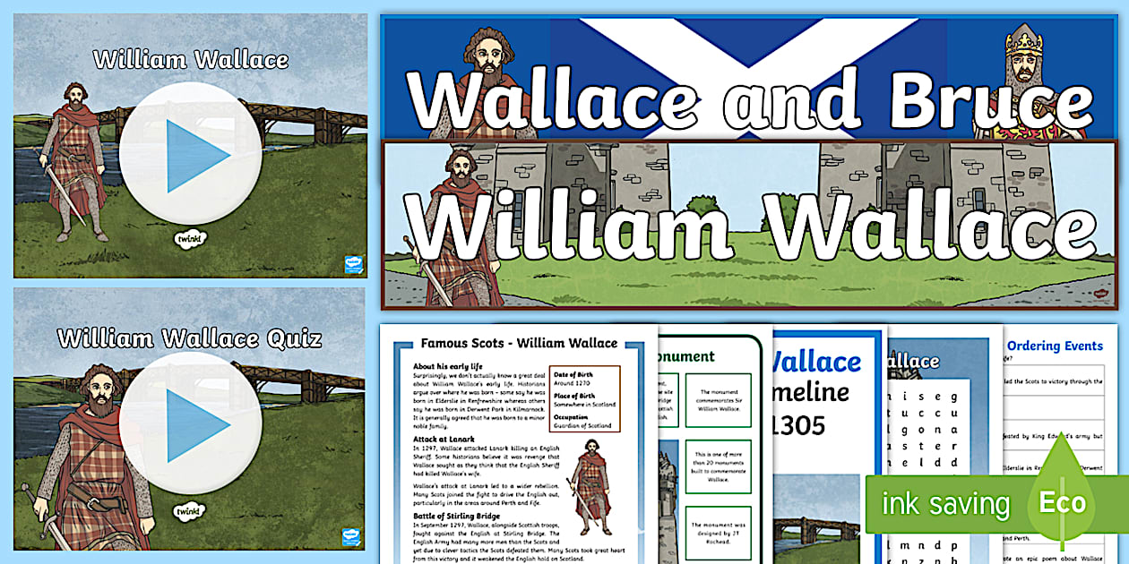 William Wallace Resource Pack (teacher made) - Twinkl