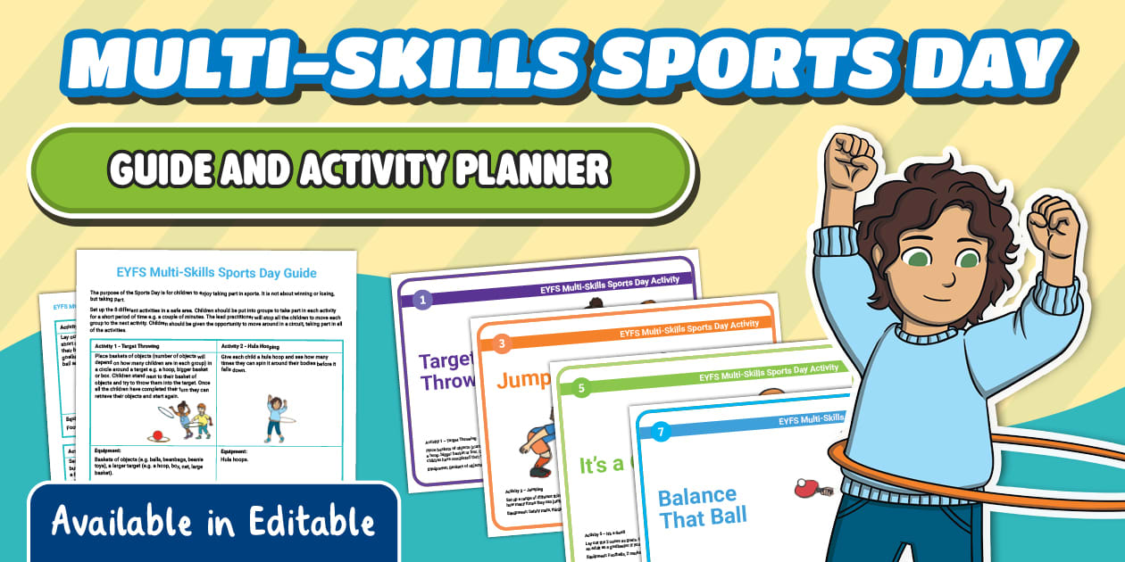 EYFS Multi Skills Sports Day Guide and Activity Planner