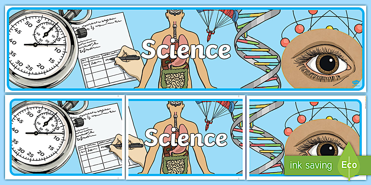 Science Display Banner (teacher made) - Twinkl