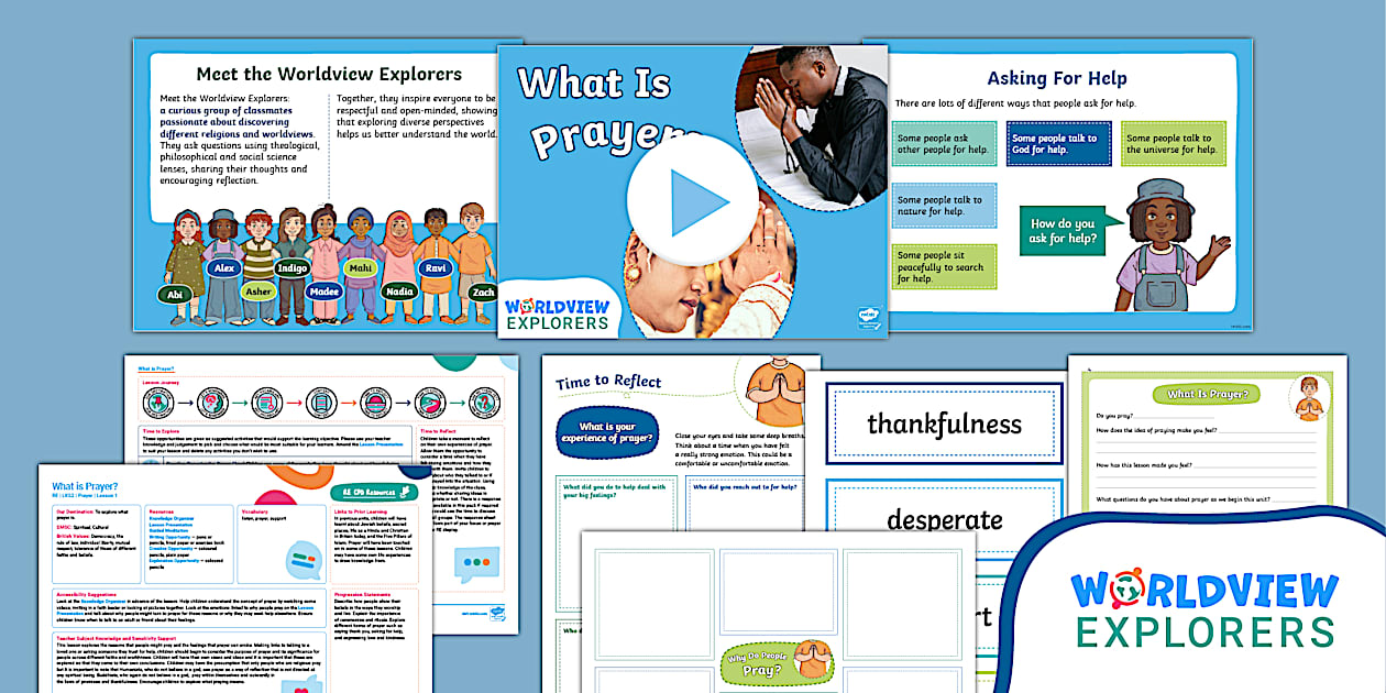 Prayer Meaning | LKS2 Lesson Pack 1 | Religion | Twinkl