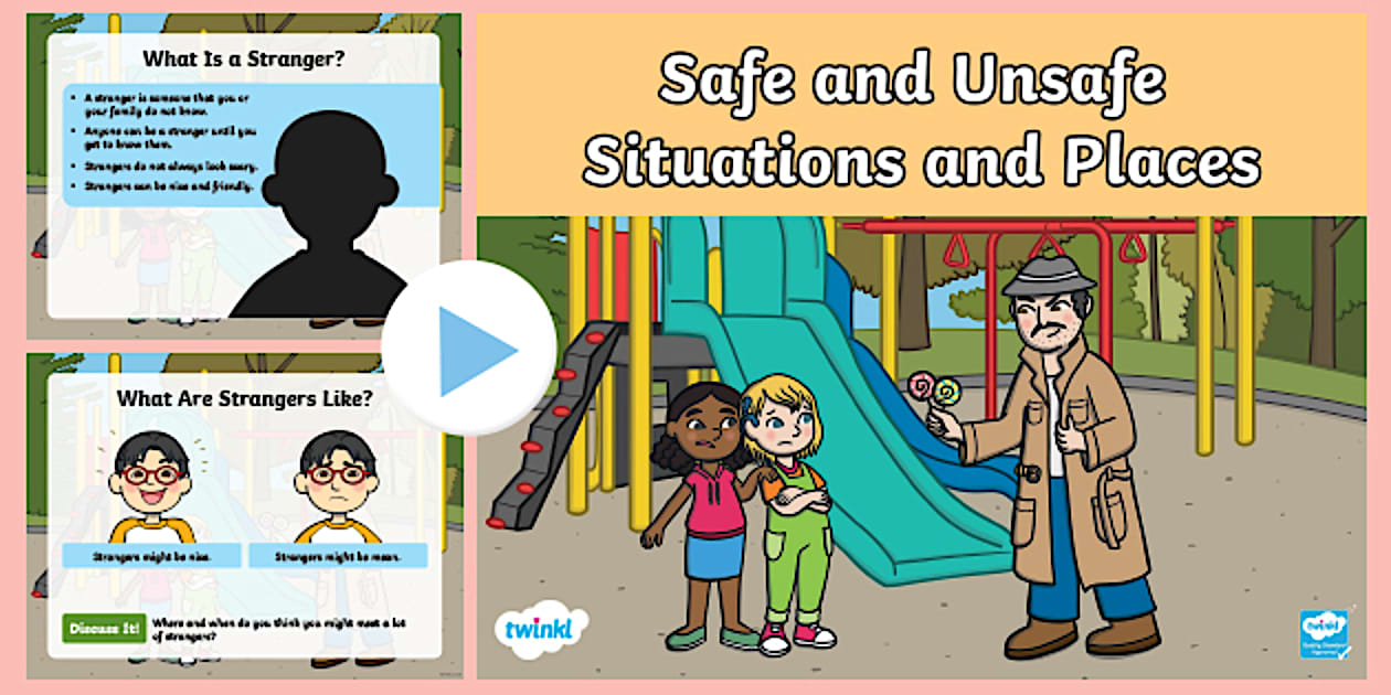 Safe and Unsafe Situations | Child Safety PowerPoint