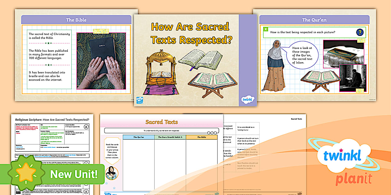 RE: Religious Scripture: Sacred Texts Year 3 Lesson 2