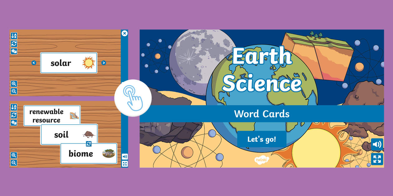 Tier 3 Earth Science Vocabulary Interactive Word Cards