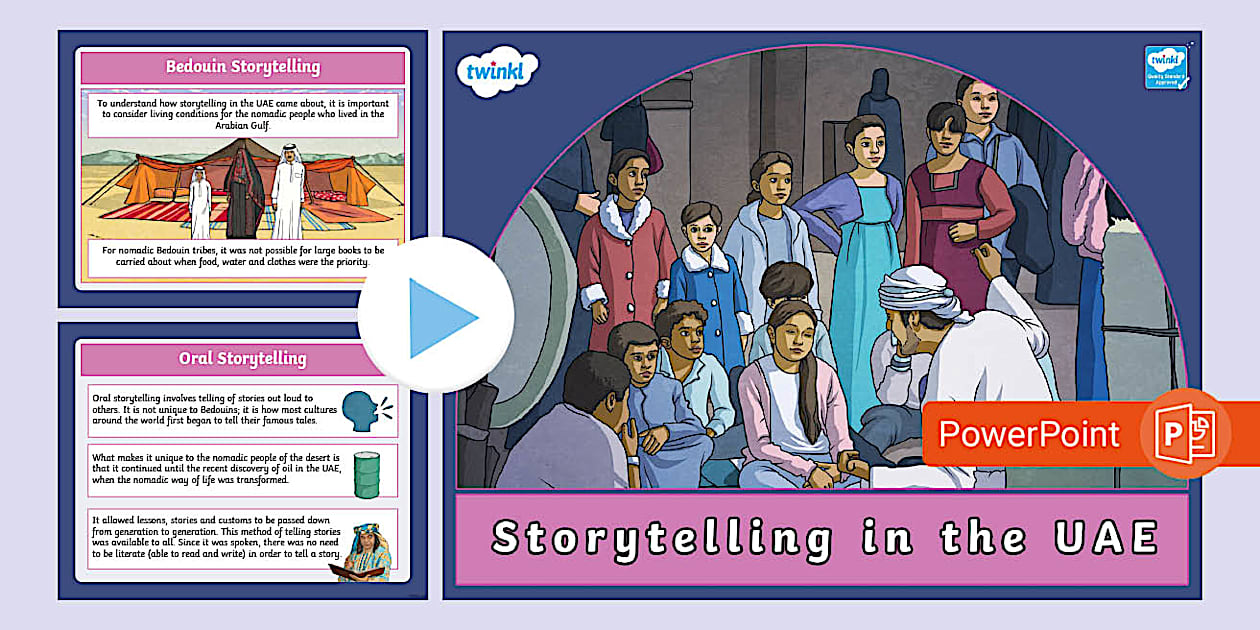 Storytelling in the UAE PowerPoint (teacher made) - Twinkl