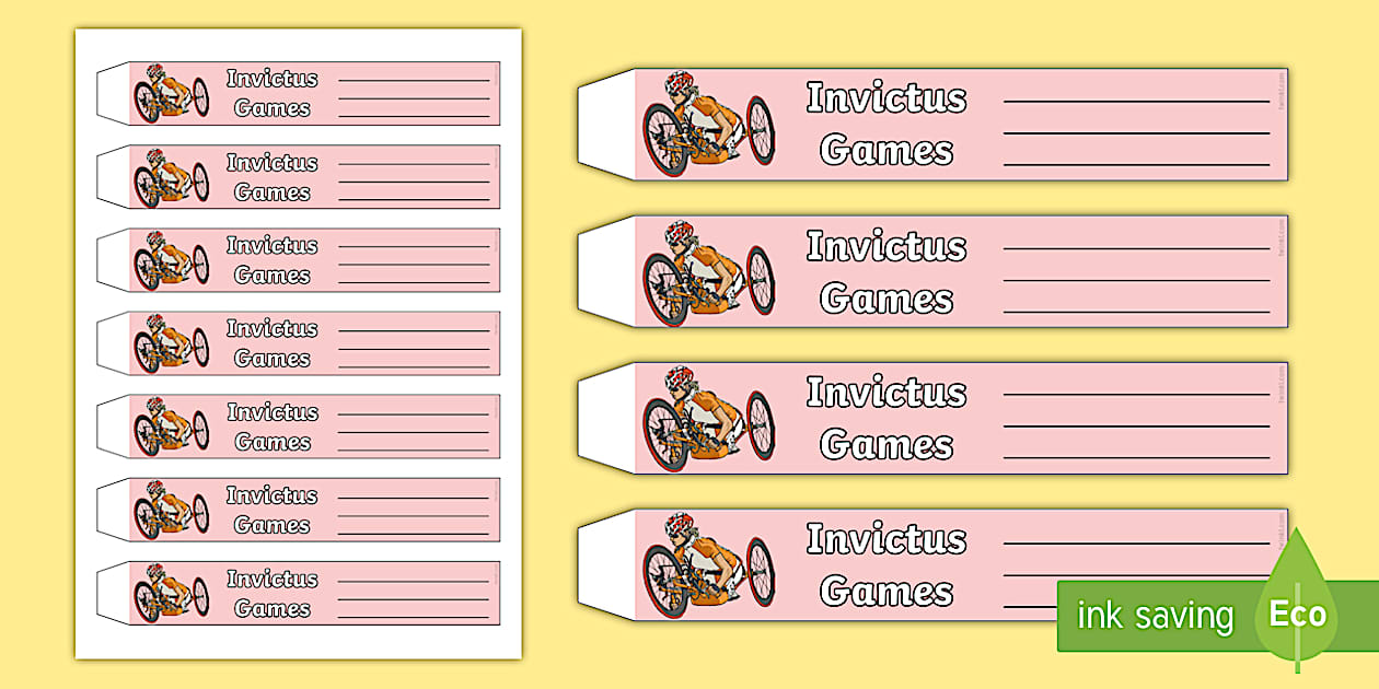 Invictus Games Paper Chain (teacher made) - Twinkl