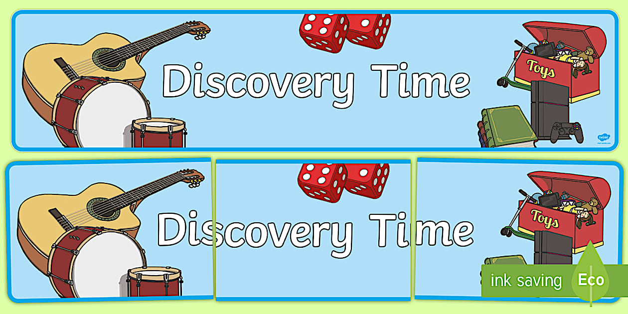 Discovery Time Display Banner (teacher made) - Twinkl
