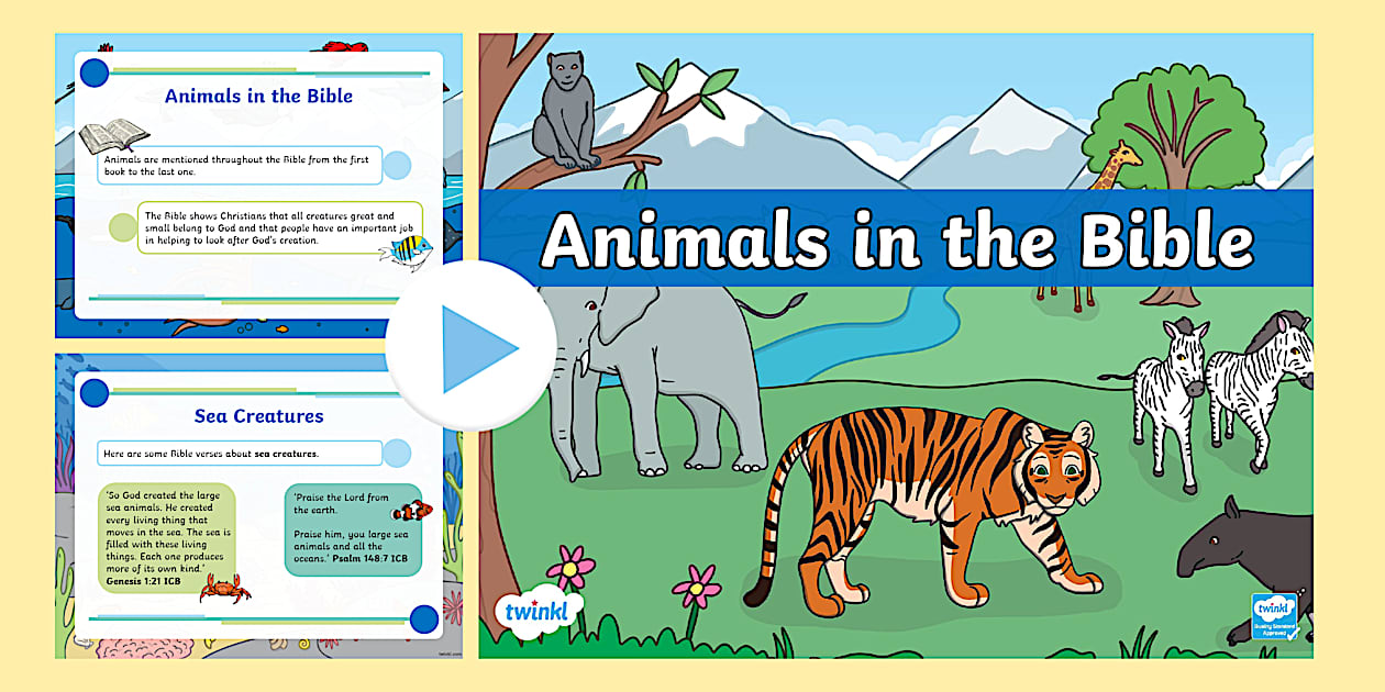 Animals in the Bible PowerPoint (teacher made) - Twinkl