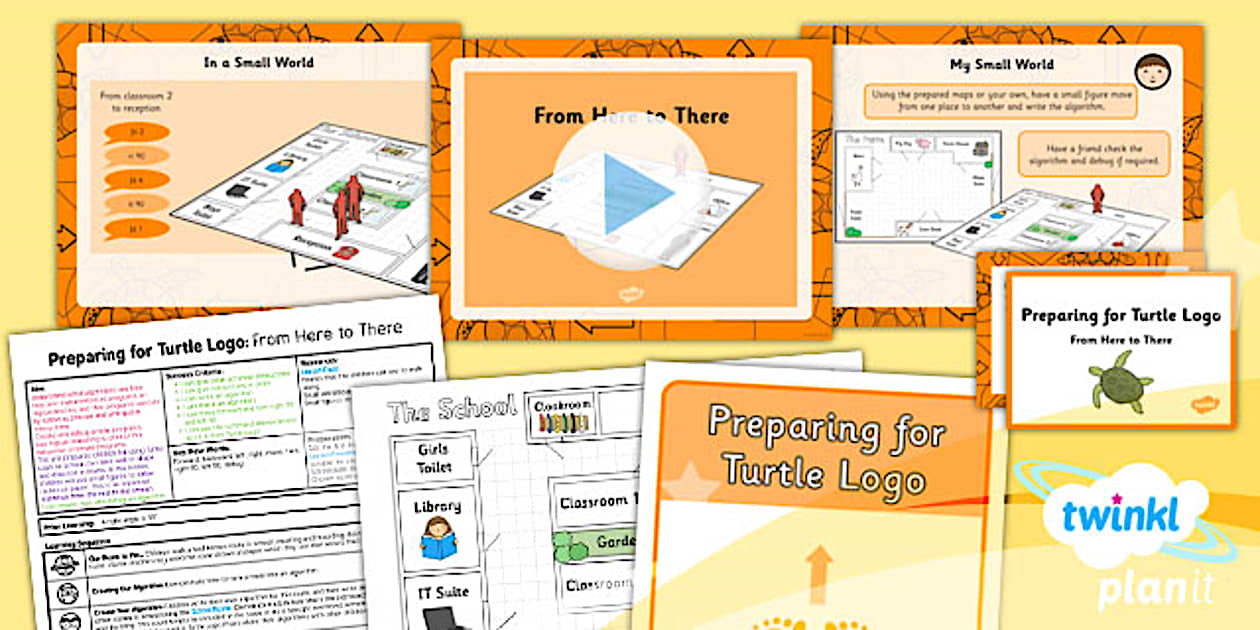 Computing: Preparing for Turtle Logo: From Here to There Year 2 Lesson ...