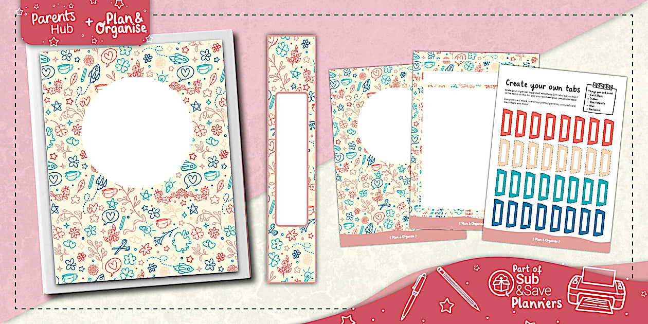 Parents | Doodles | Personalised Binder Pack