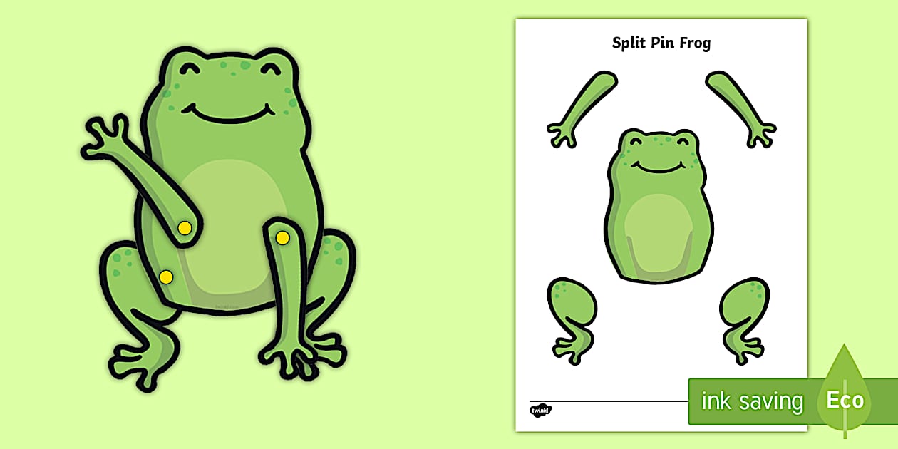 Split Pin Frog Activity (Teacher-Made) - Twinkl