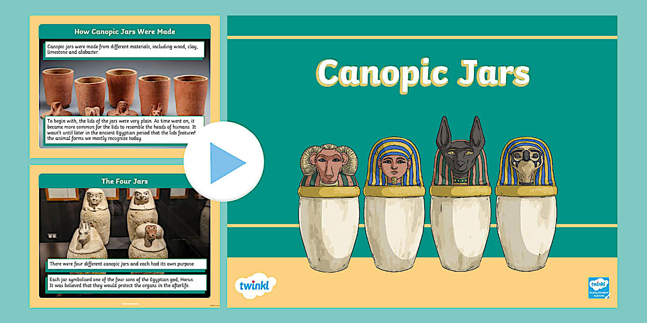 Canopic Jars PowerPoint (teacher made) - Twinkl