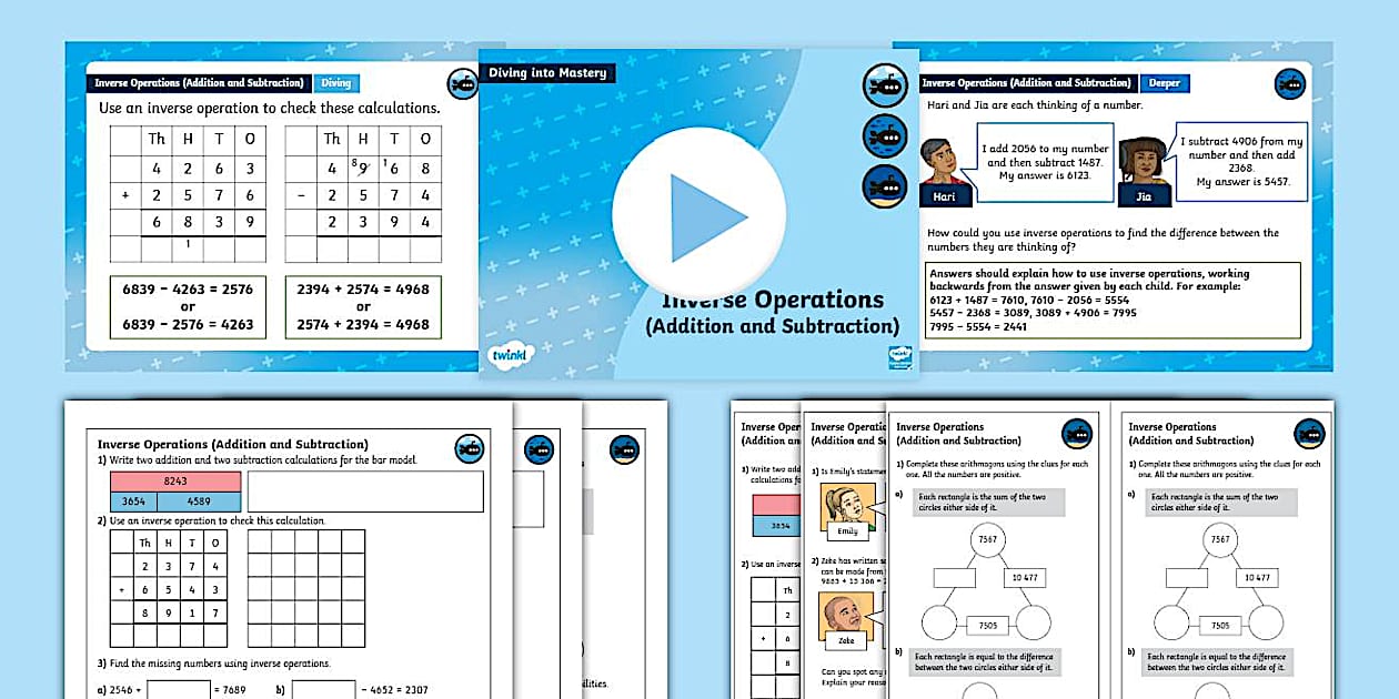 👉 Y5 DiM: Step 5 Inverse Operations (Addition and Subtraction)