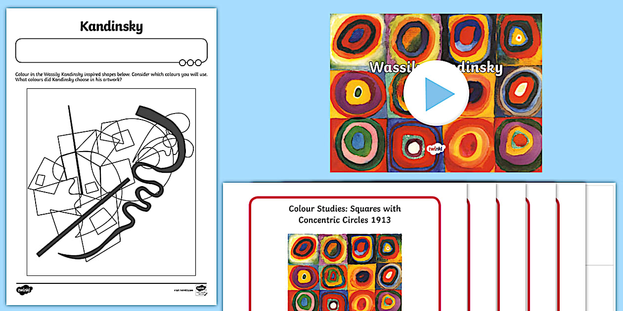 Kandinsky-Inspired Art Ideas Resource Pack - Twinkl