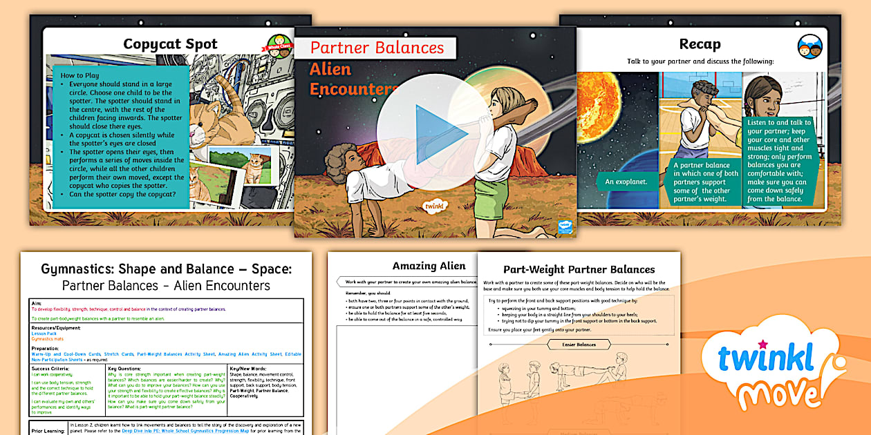 Year 5 Gymnastics: Shape and Balance - Partner Balances