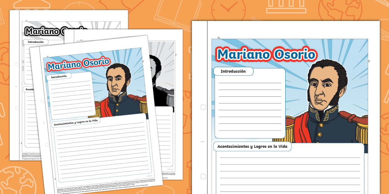 Guía de Trabajo: Biografía de Mariano Osorio - Twinkl