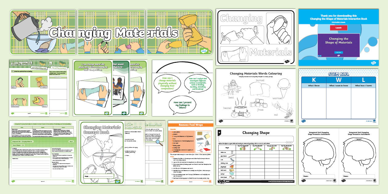 STEM IU Yr 2 Changing Materials Wk 1-2 (teacher made)