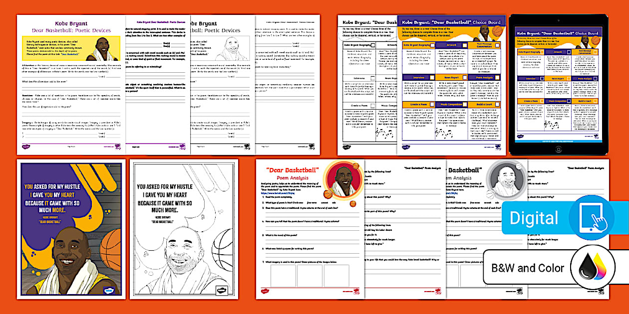 Dear Basketball Lesson Plan | 6th Grade Resource | Twinkl