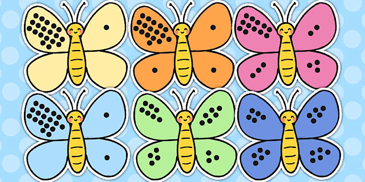 Number Bonds to Twenty on Butterflies (teacher made)