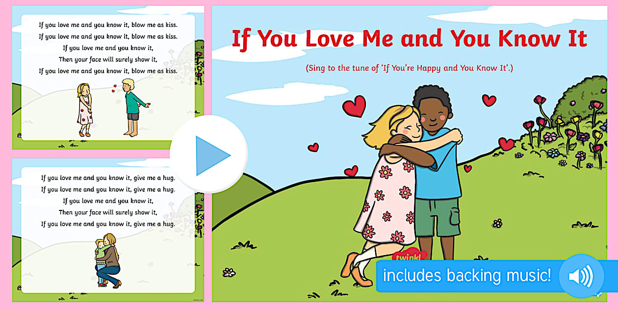 If You Love Me and You Know It Song PowerPoint - Twinkl