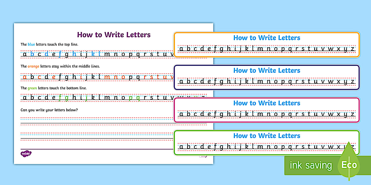 Handwriting Lowercase Letters | Primary Resources - Twinkl