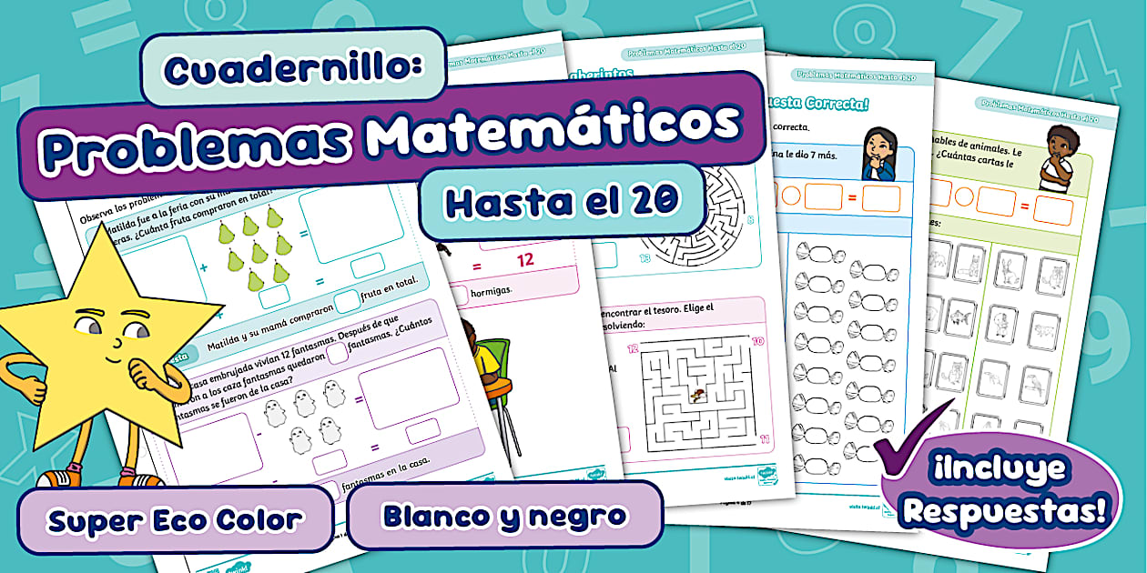 Cuadernillo Matemático | Suma | Resta | Problema Matemático