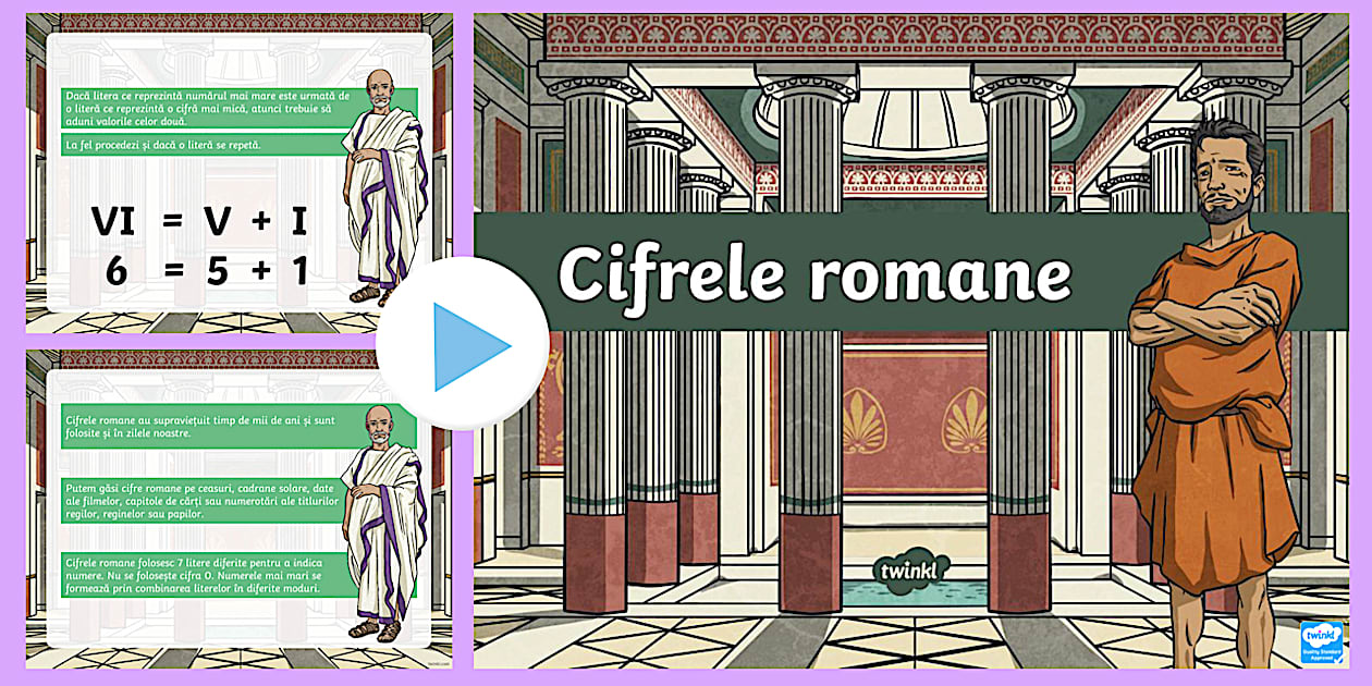 Cifrele romane: introducere - Prezentare PowerPoint - Twinkl