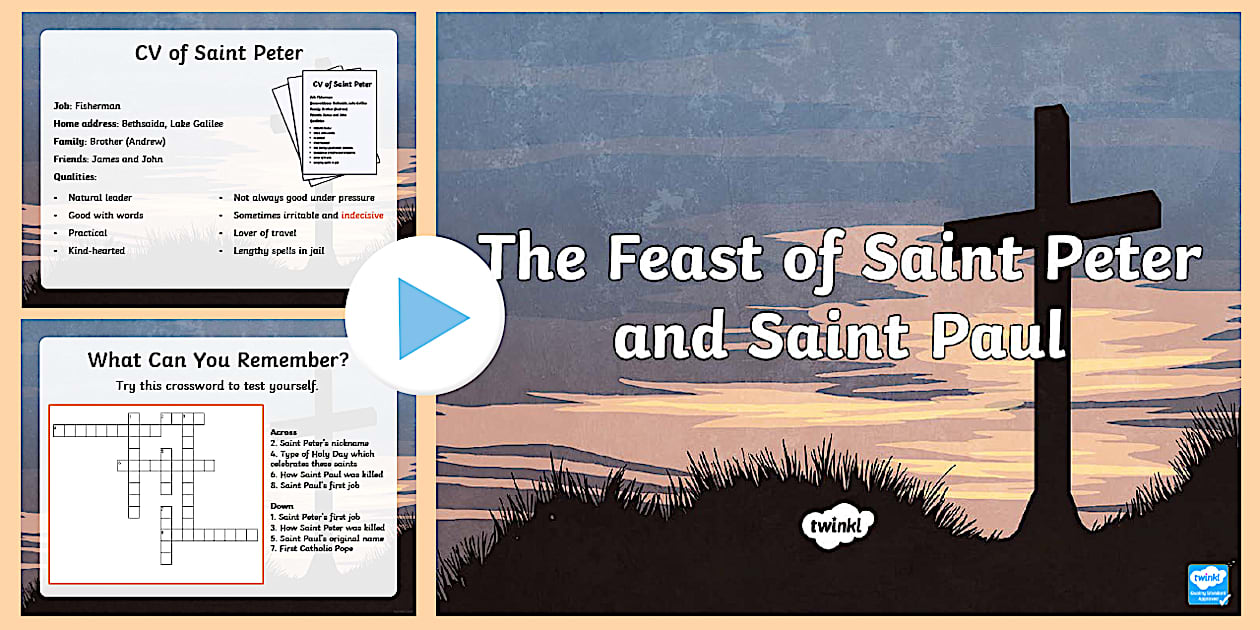 Feast of Saint Peter and Saint Paul PowerPoint | KS2 | RE