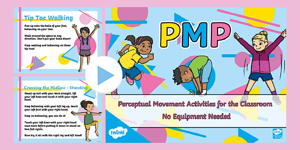 PMP Activities PowerPoint - No Equipment Needed