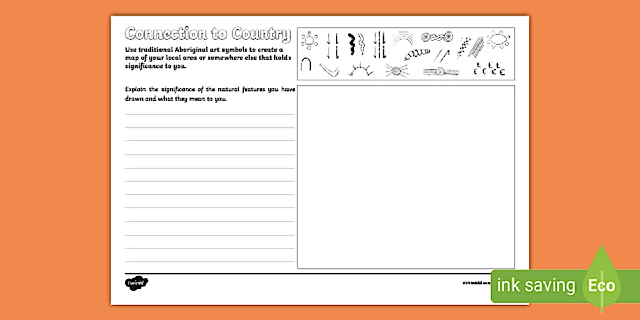 Cursive Connection to Country Artwork (teacher made)