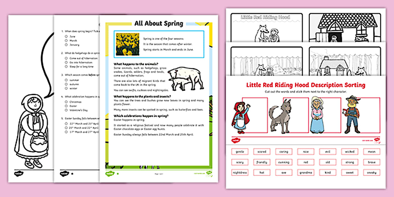 First Level P2 Literacy Home Learning Pack 2 (Teacher-Made)