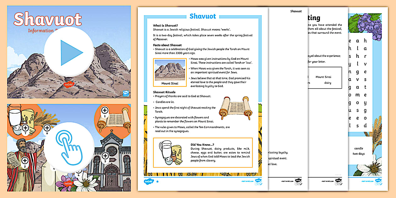 KS2 Shavuot Resource Pack - Shavuot UK - Twinkl
