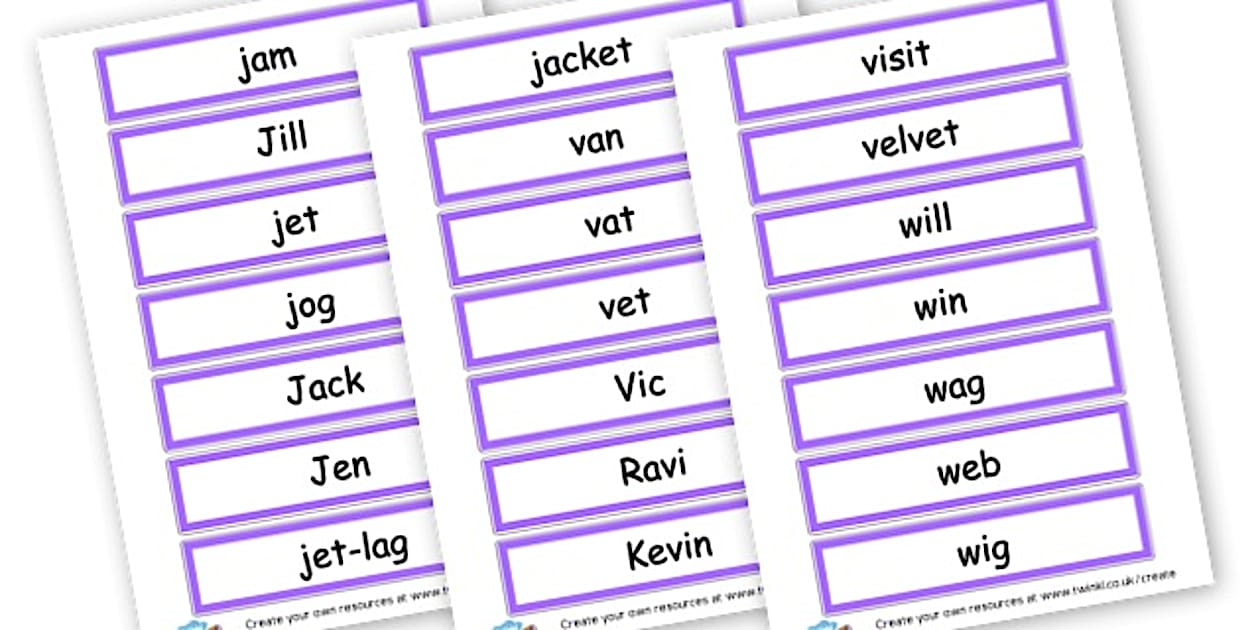 Phase 3 (consonant diagraphs)