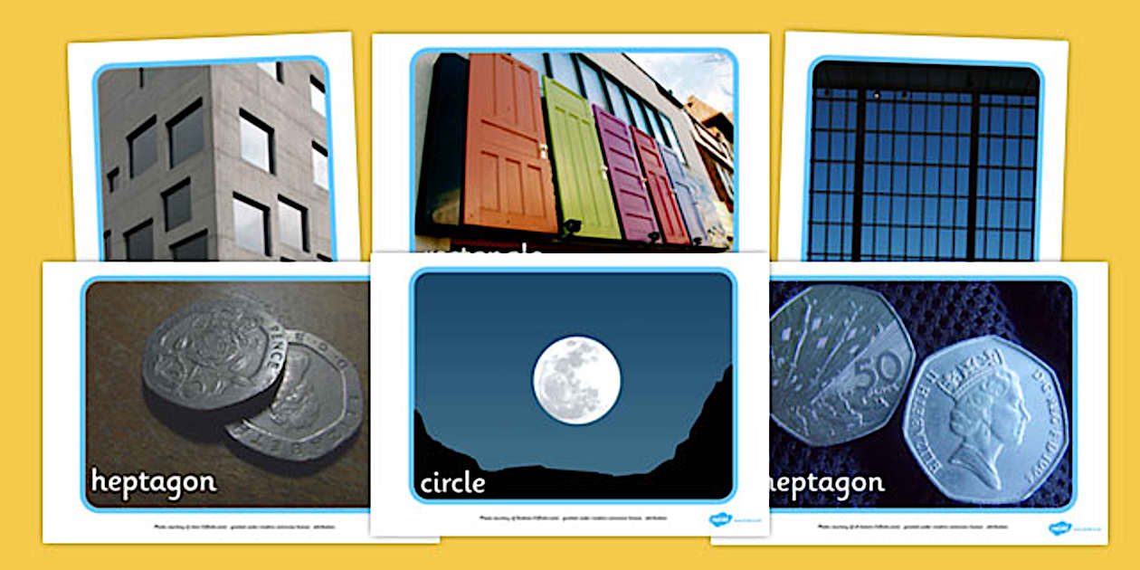 2D Shape Display Photos (teacher made) - Twinkl