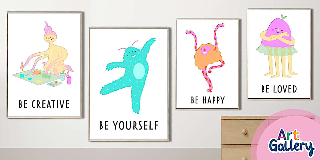 Cute Monsters Poster Pack | Twinkl Art Gallery - Twinkl