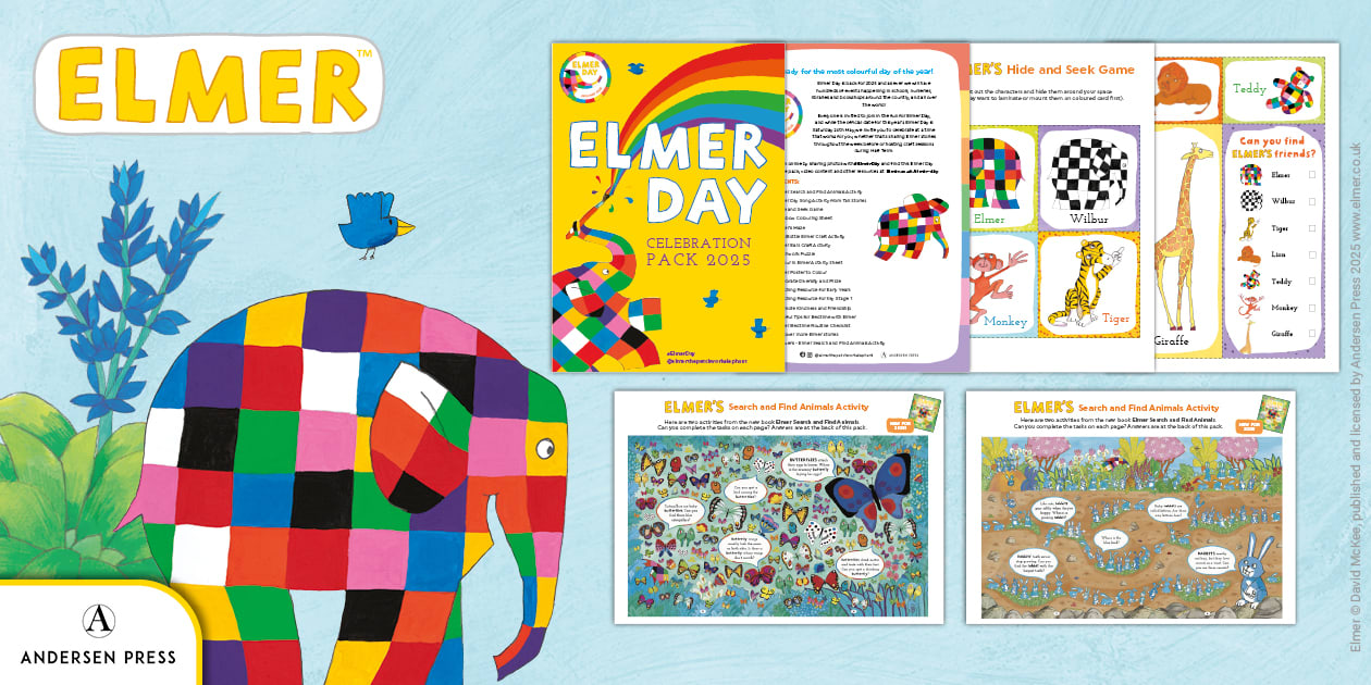 Elmer Day Celebration Pack 2025 (teacher made) - Twinkl