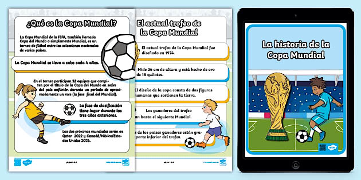 Libro digital: La historia de la Copa Mundial (teacher made)