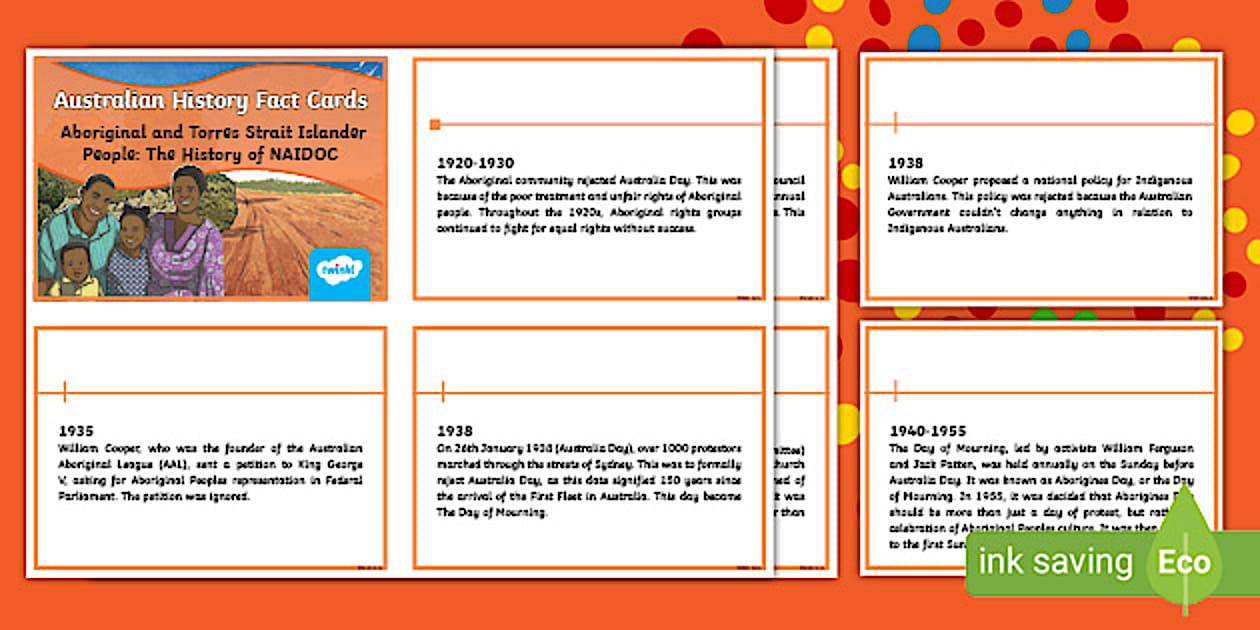 NAIDOC Week Display Timeline | Australian Resources - Twinkl