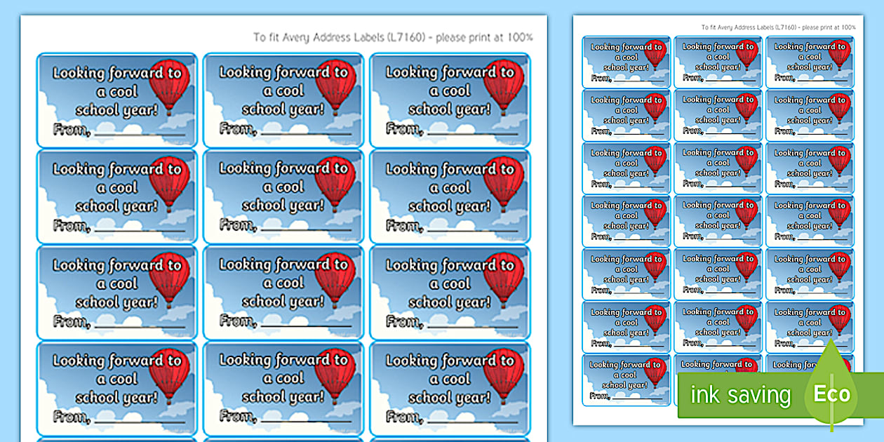 Ice Pop Label Gift Card Template-Irish (teacher made)