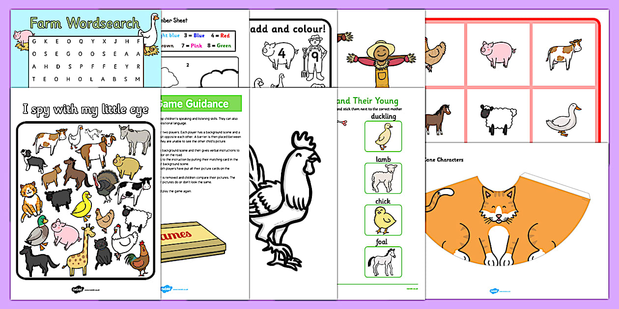 Top Ten Farm Activity Pack (teacher made) - Twinkl