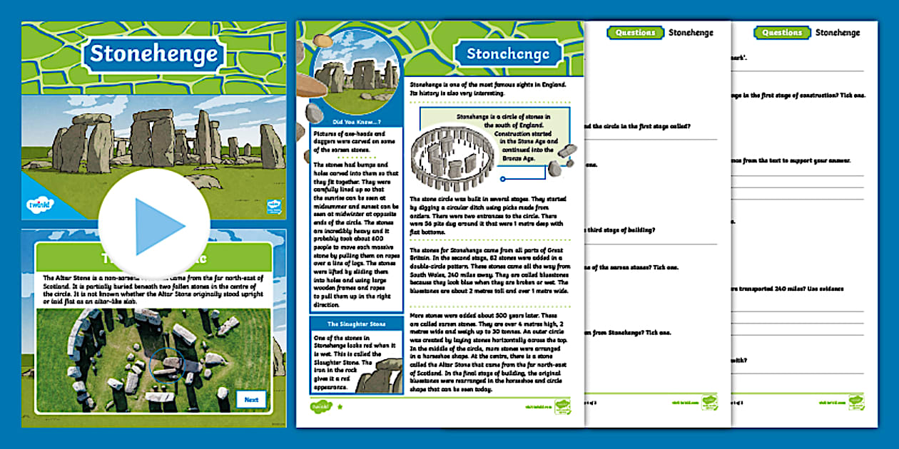 Stonehenge Lesson Teaching Pack KS2