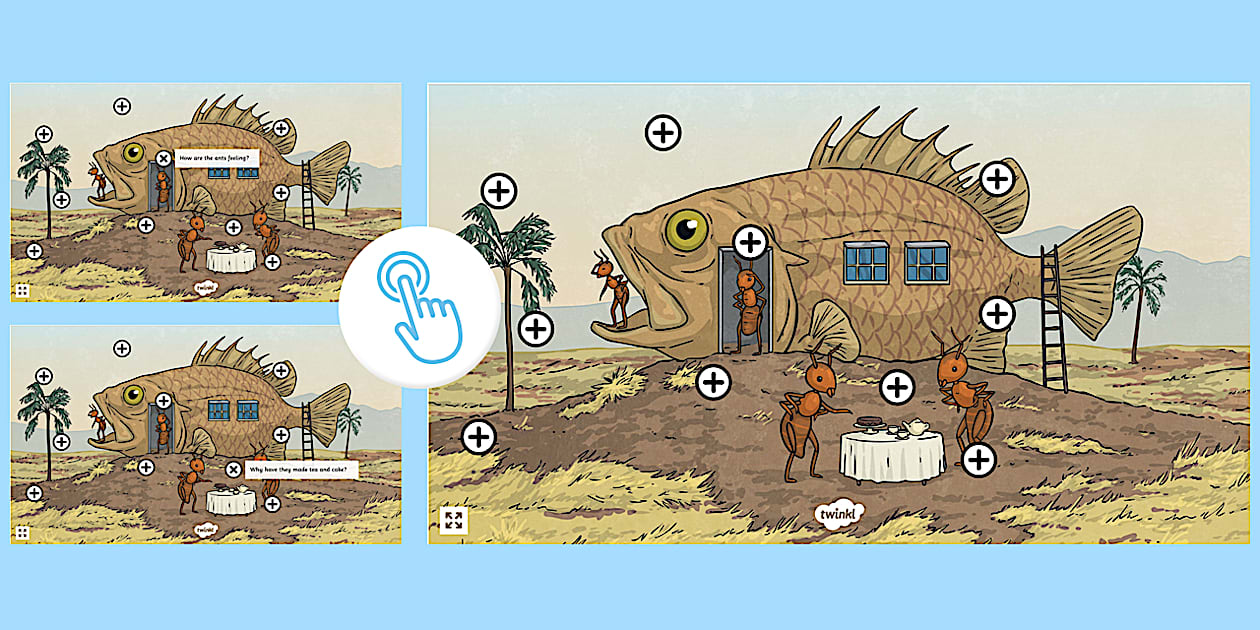 Creative Comedy Writing - Interactive Hotspots - Twinkl