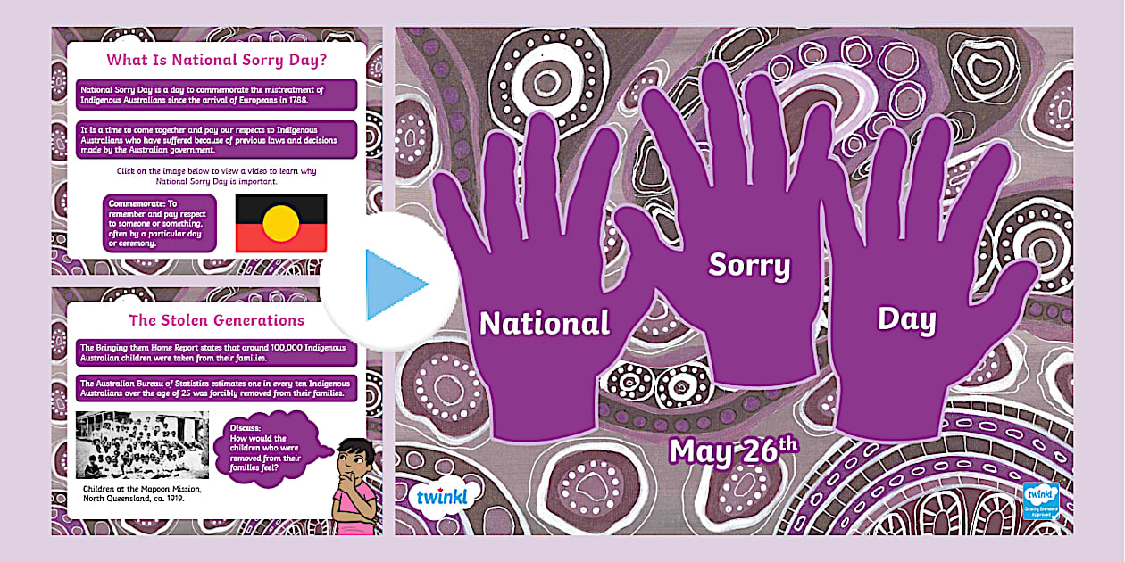 National Sorry Day PowerPoint Years 1-2