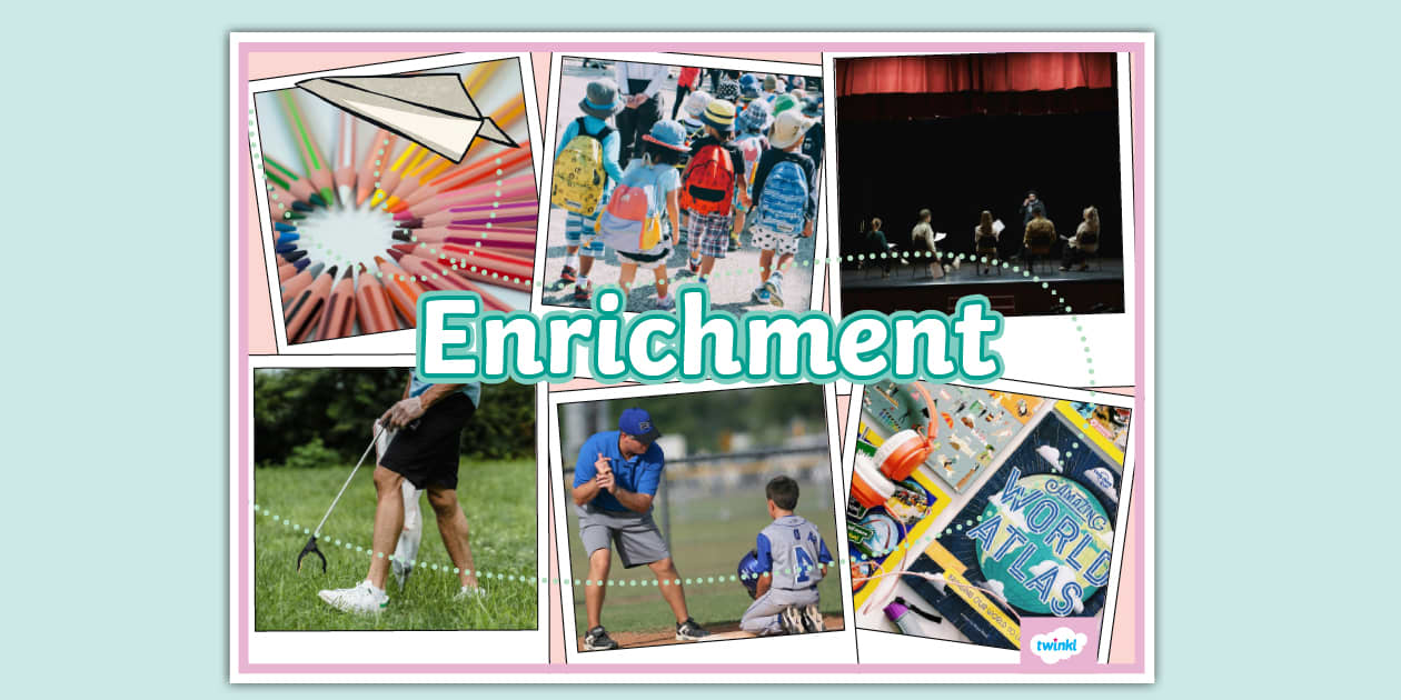 Enrichment Photo Display Poster (teacher made) - Twinkl
